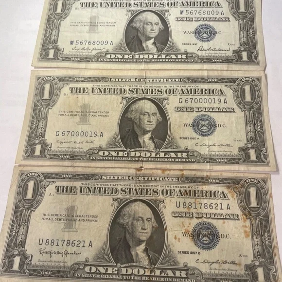 1957 Blue Seal Dollar Bill